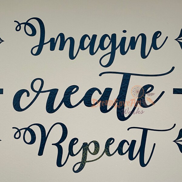 Imagine Wall Decal - Etsy