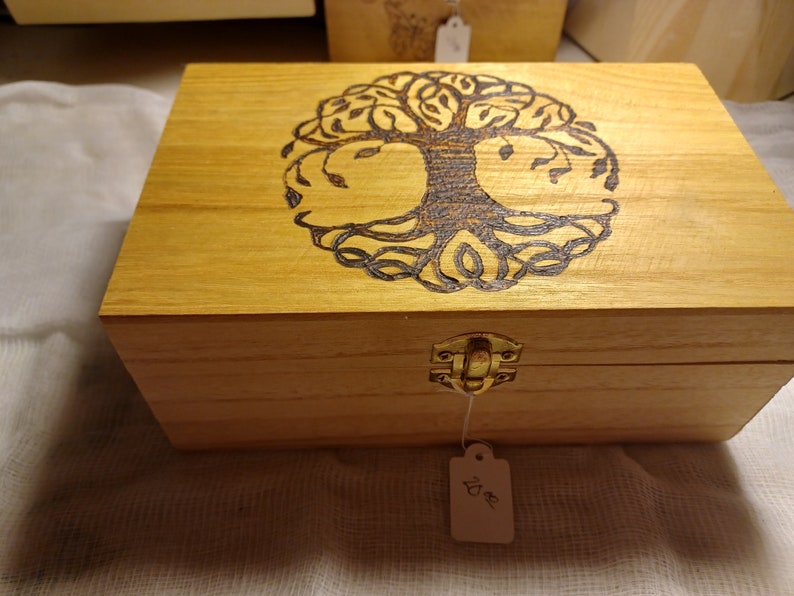 Tree of Life Wood Box - Etsy
