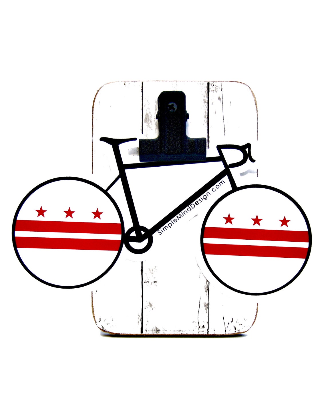 Washington DC Road Bike Sticker | District of Columbia Weatherproof Die ...