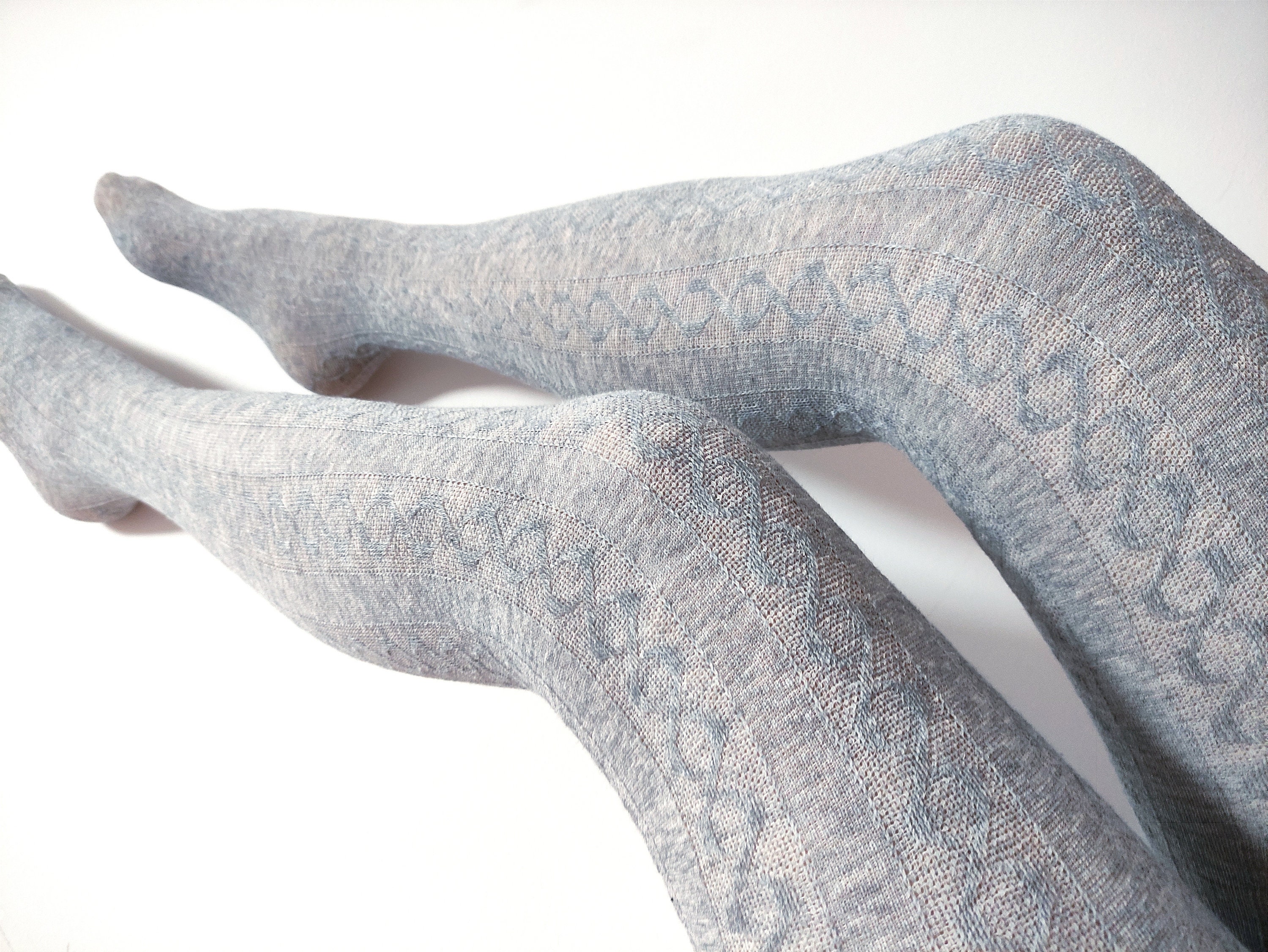 Cashmere Knitted Tights for Women. Thick Soft Winter High Quality ...