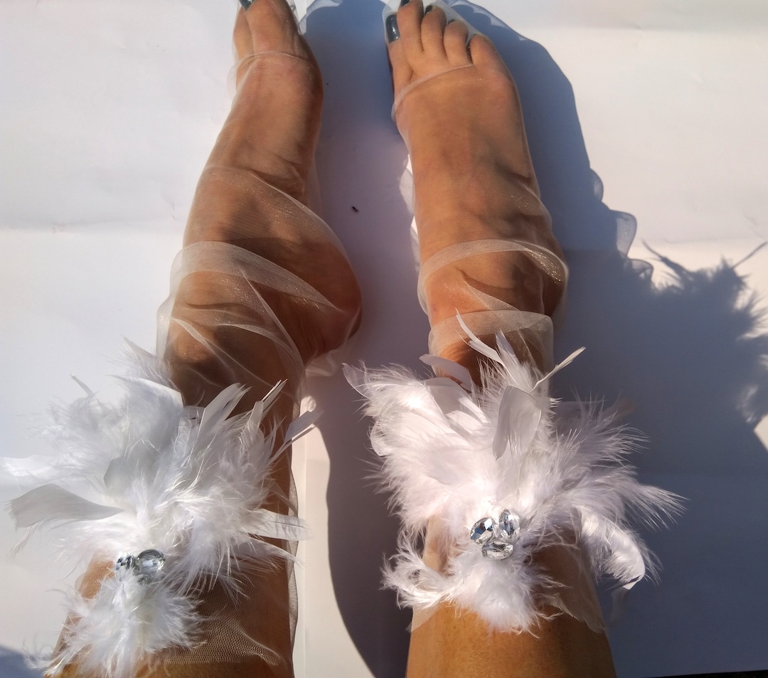 Tulle Socks, Feathers Socks, Crystals Socks, Bridal Socks, Cute Socks ...