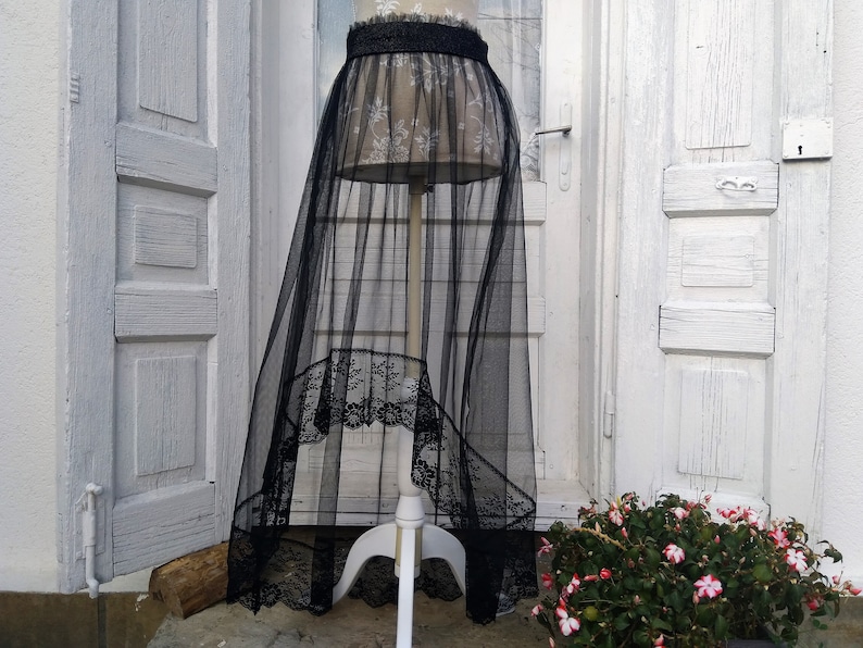 Falda de tul. Falda de moda transparente transparente de - Etsy España