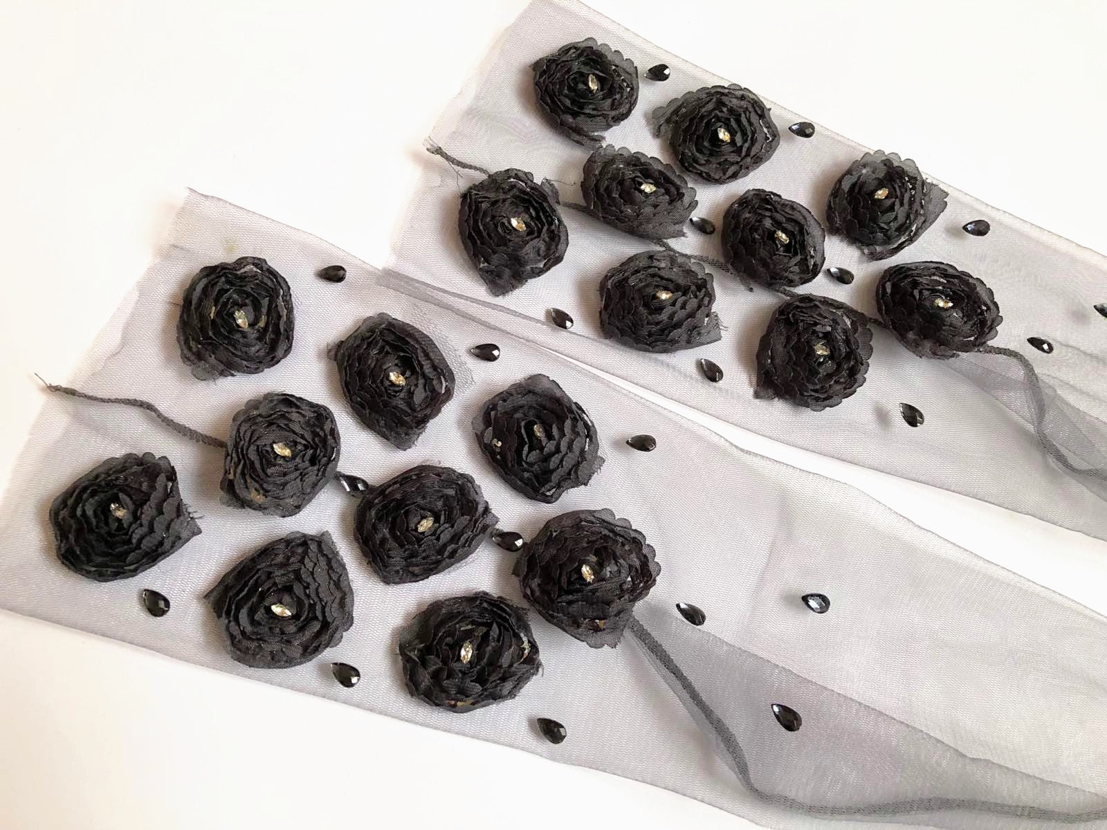 Tulle Socks. Sheer Mesh Gray Flowers Cute Cool Novelty Socks. Christmas ...