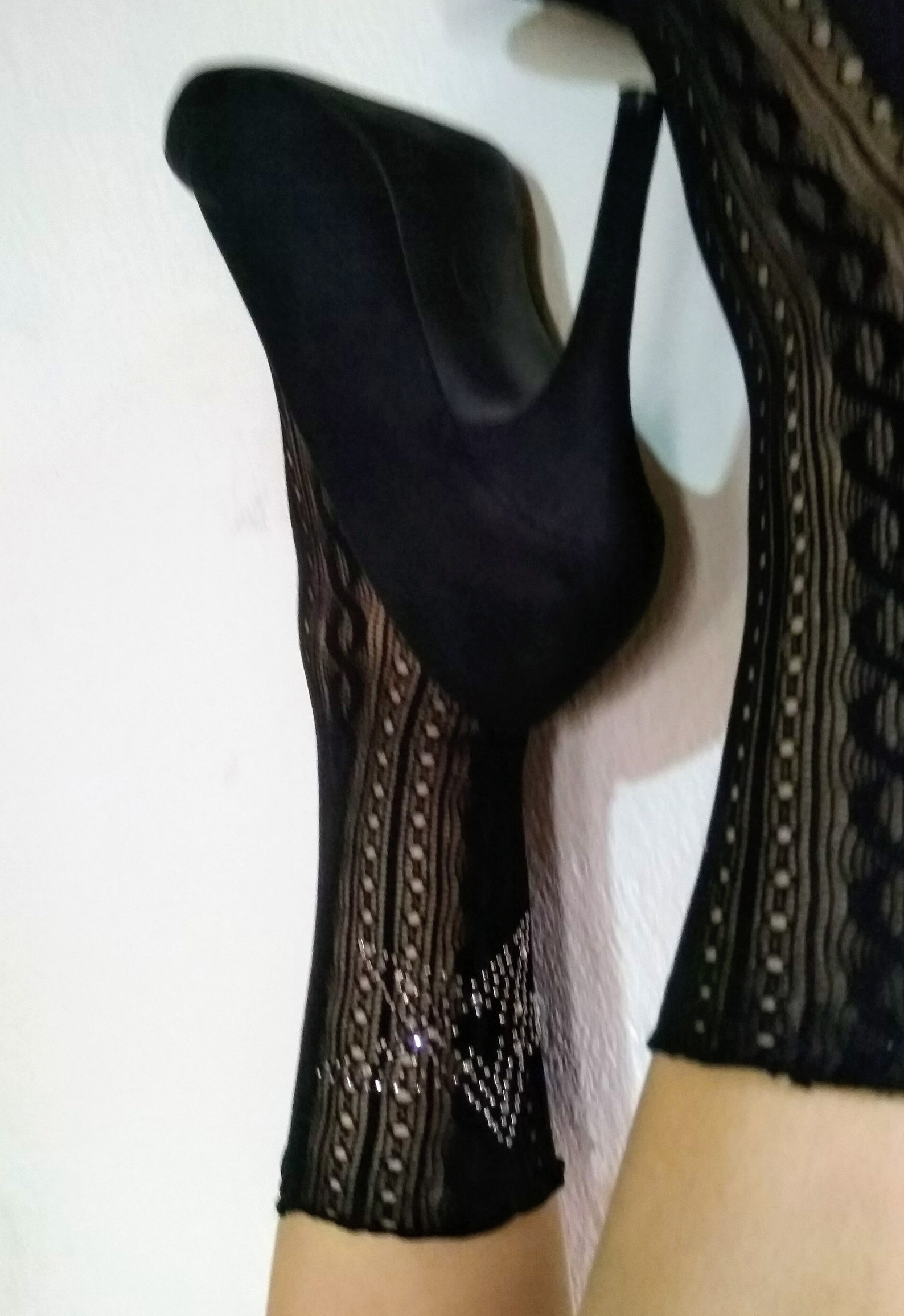 Fishnets Tights. Black Mesh Sheer Cute Novelty Cool Socks With - Etsy