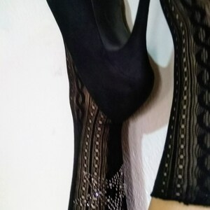 Fishnets Tights. Black Mesh Sheer Cute Novelty Cool Socks With - Etsy