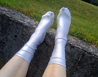 Silver Glitter Socks - Etsy