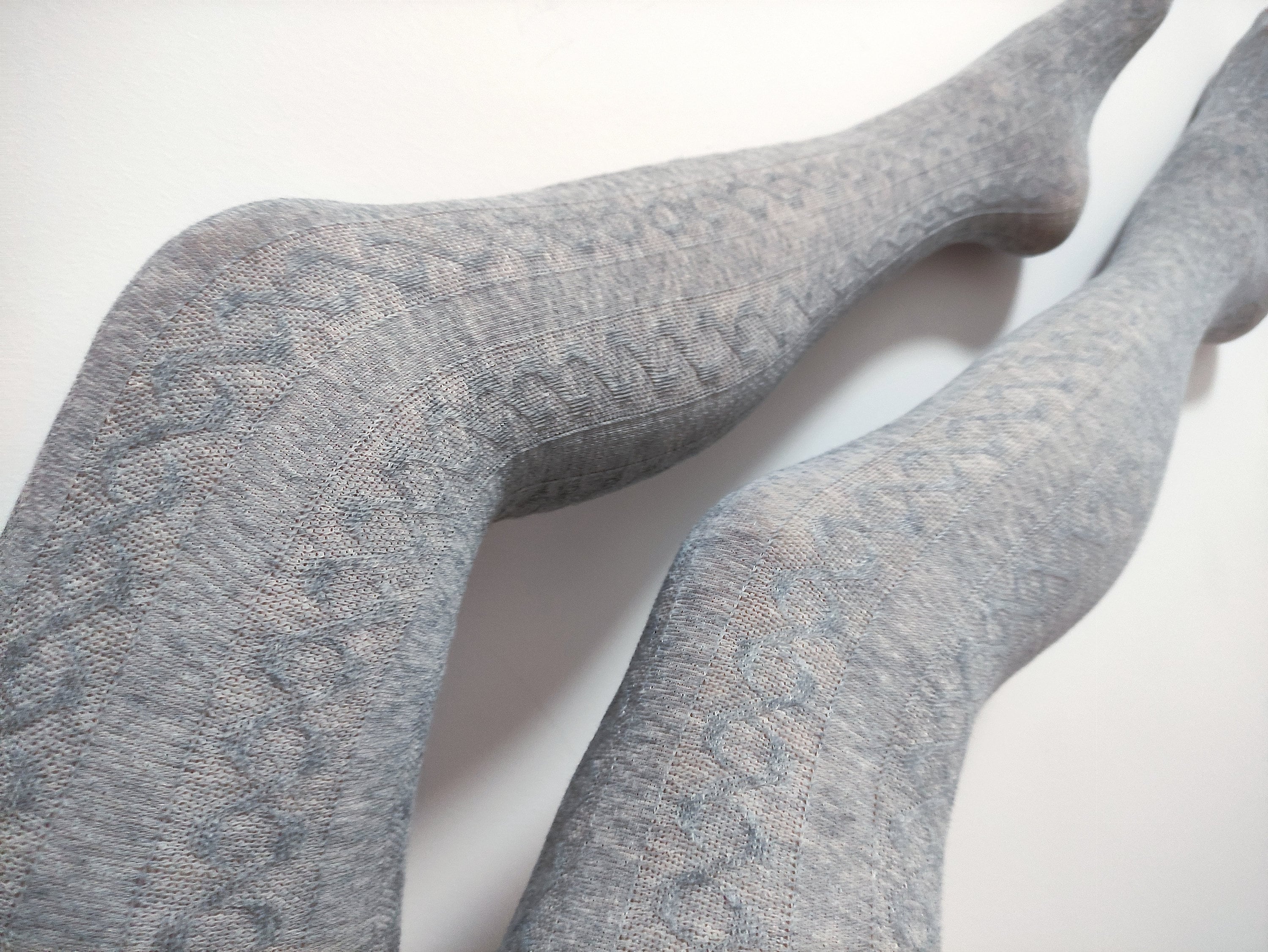 Cashmere Knitted Tights for Women. Thick Soft Winter High - Etsy