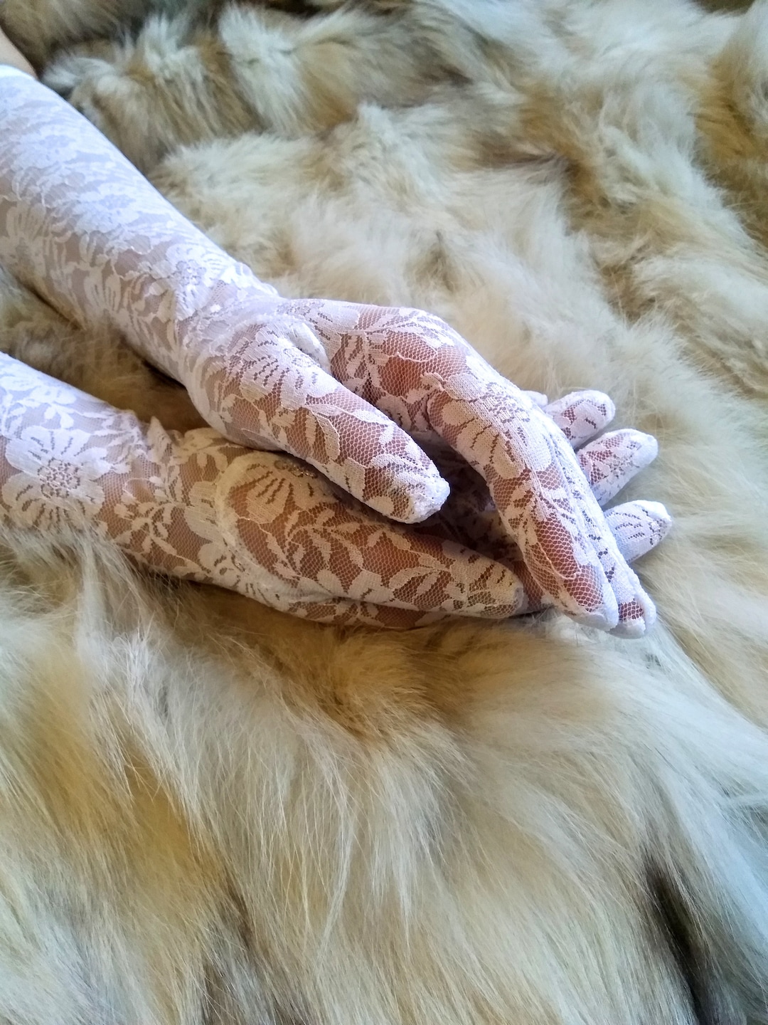 Bridal Lace Gloves, White Stretched Long Gloves - Etsy