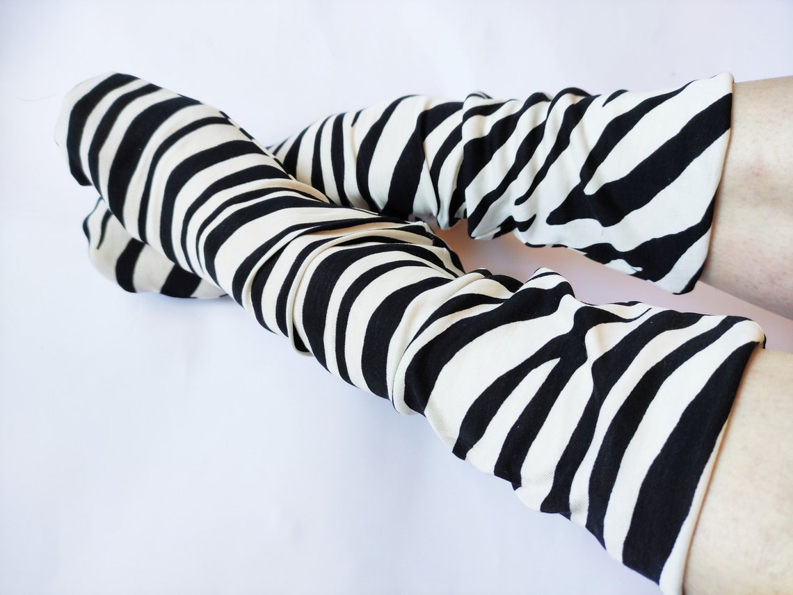 Zebra Printed Socks. New Cotton Soft Cute Cool Lolita Ankle - Etsy