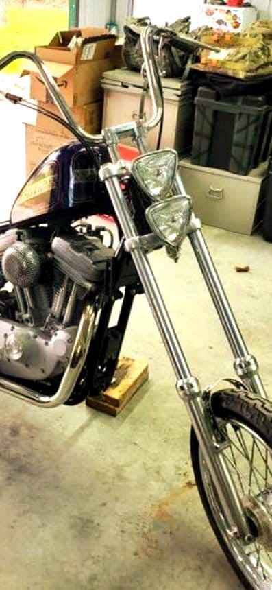 Chopper Dual Headlight Mount - Etsy