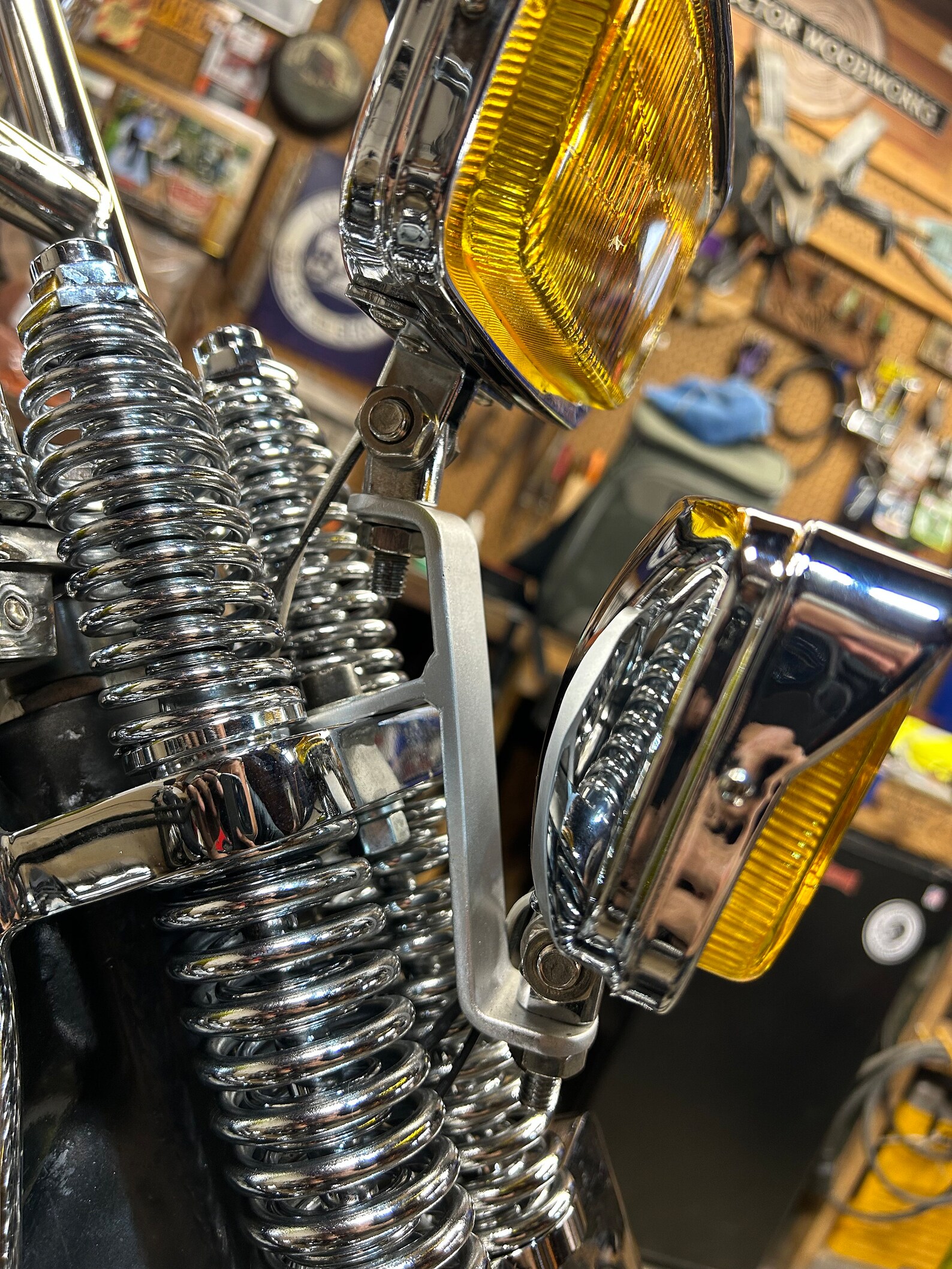 Chopper Dual Headlight Mount - Etsy