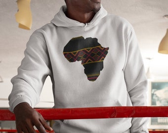 Africa Map Hoodie | Etsy