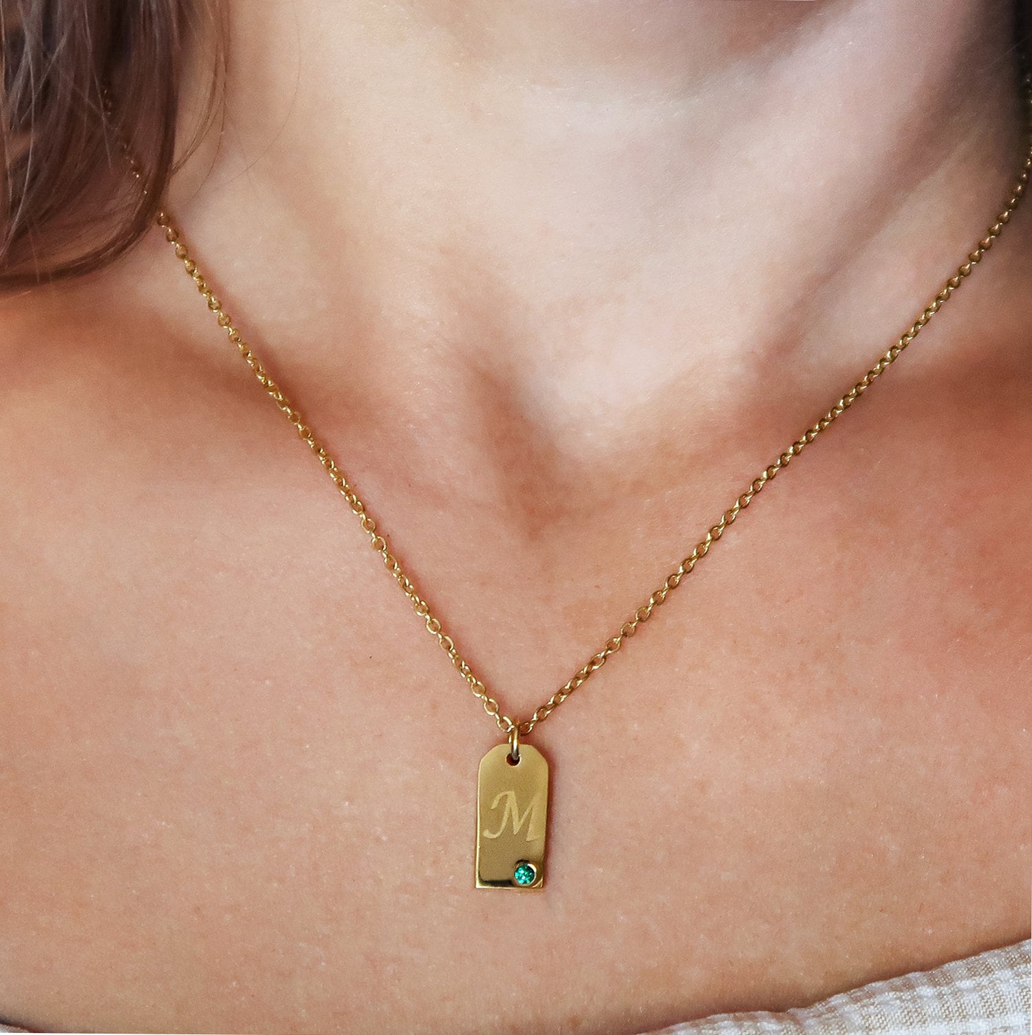 Personalized Mini Tag Necklace Dog Tag Necklace Custom - Etsy