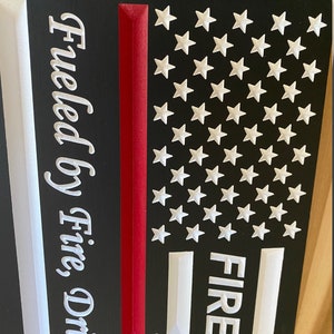 Fire Fighter Custom Name Sign - Etsy