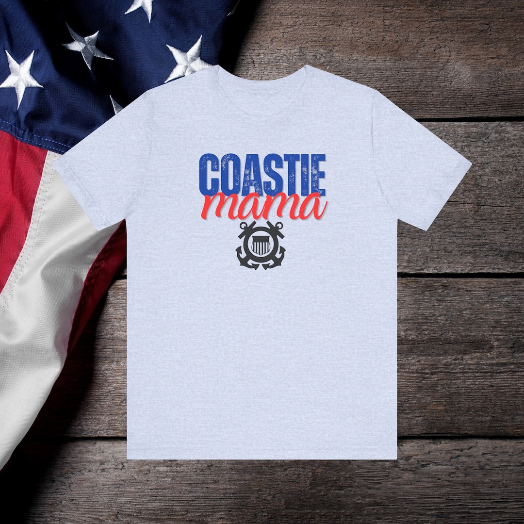 Coastie Mom Shirt Coastie Mama Shirt USCG Mama Shirt Coast Guard Mom ...