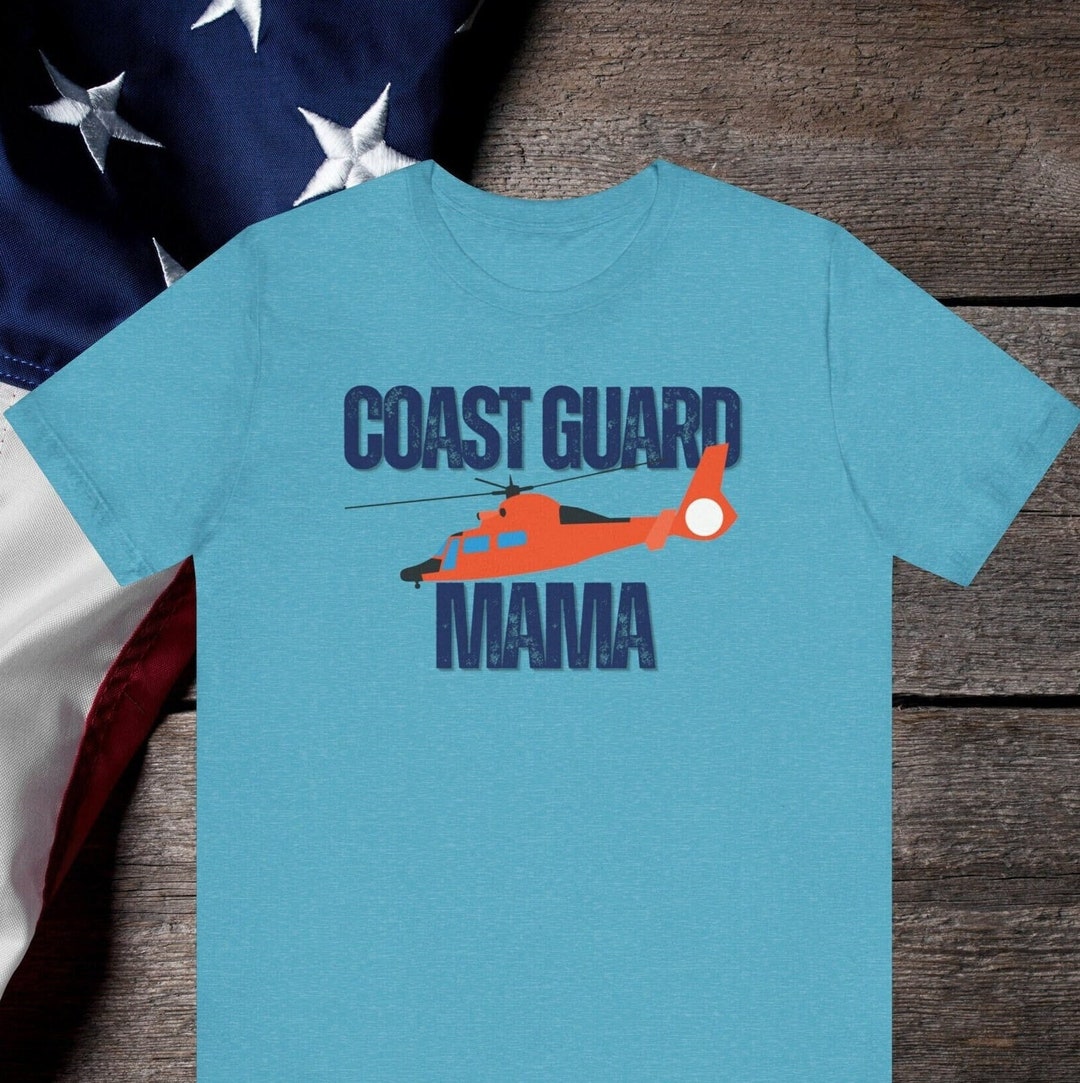 Coastie Mom Shirt USCG Mom Shirt United States Coast Guard Mama Shirt ...