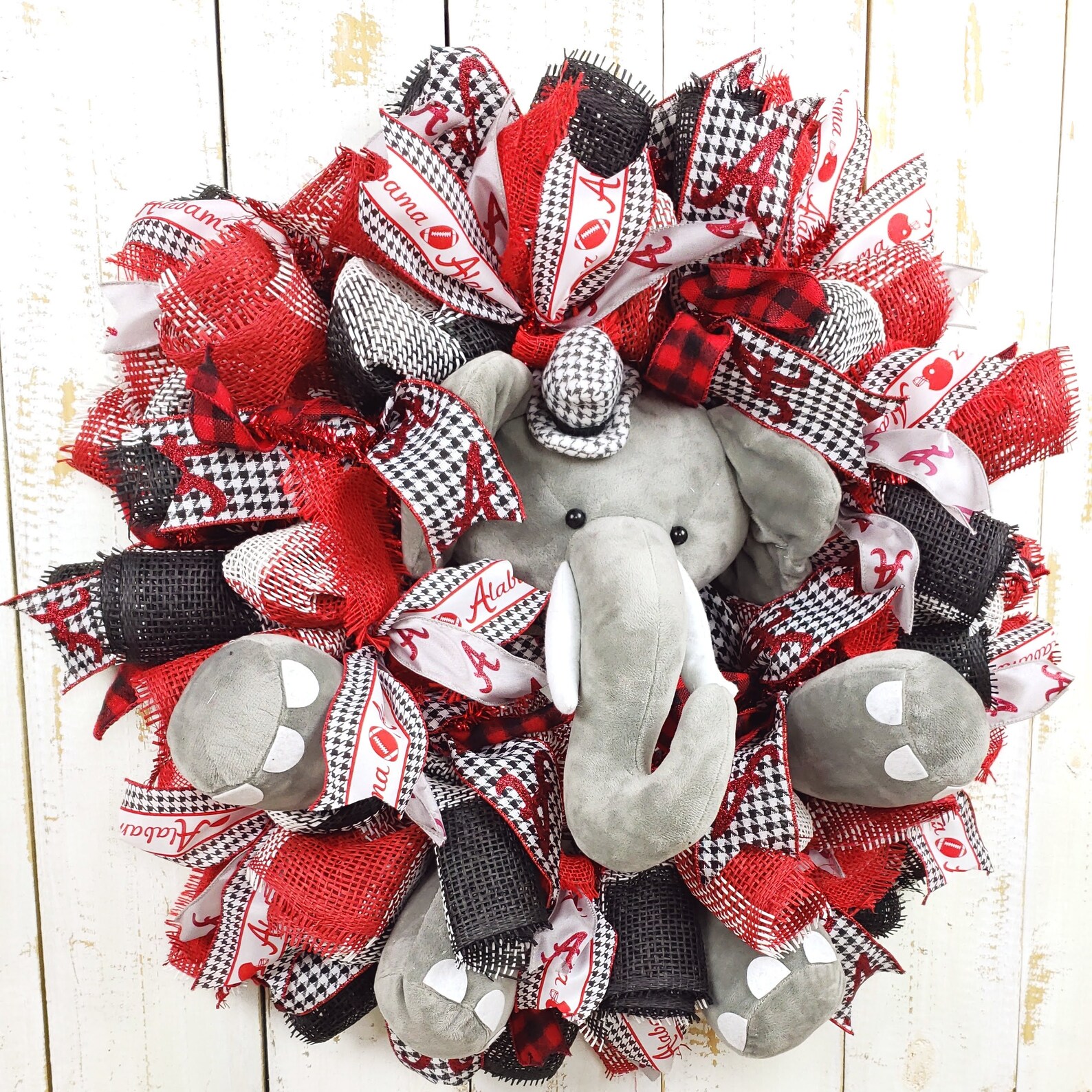 Alabama Crimson Tide Wreath Alabama Alabama Wreath - Etsy