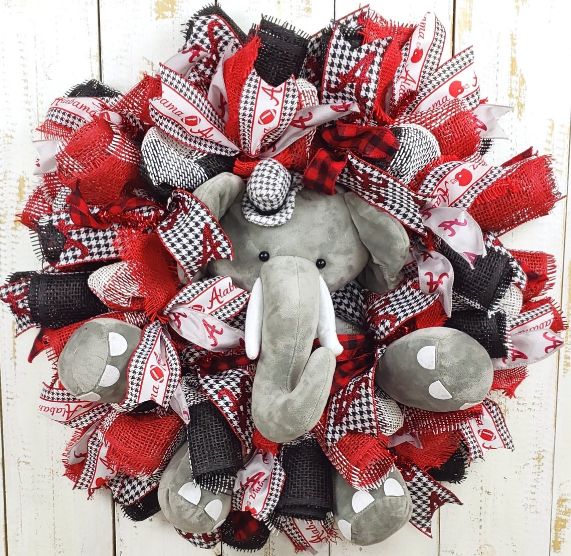 Alabama Crimson Tide Wreath Alabama Alabama Wreath - Etsy