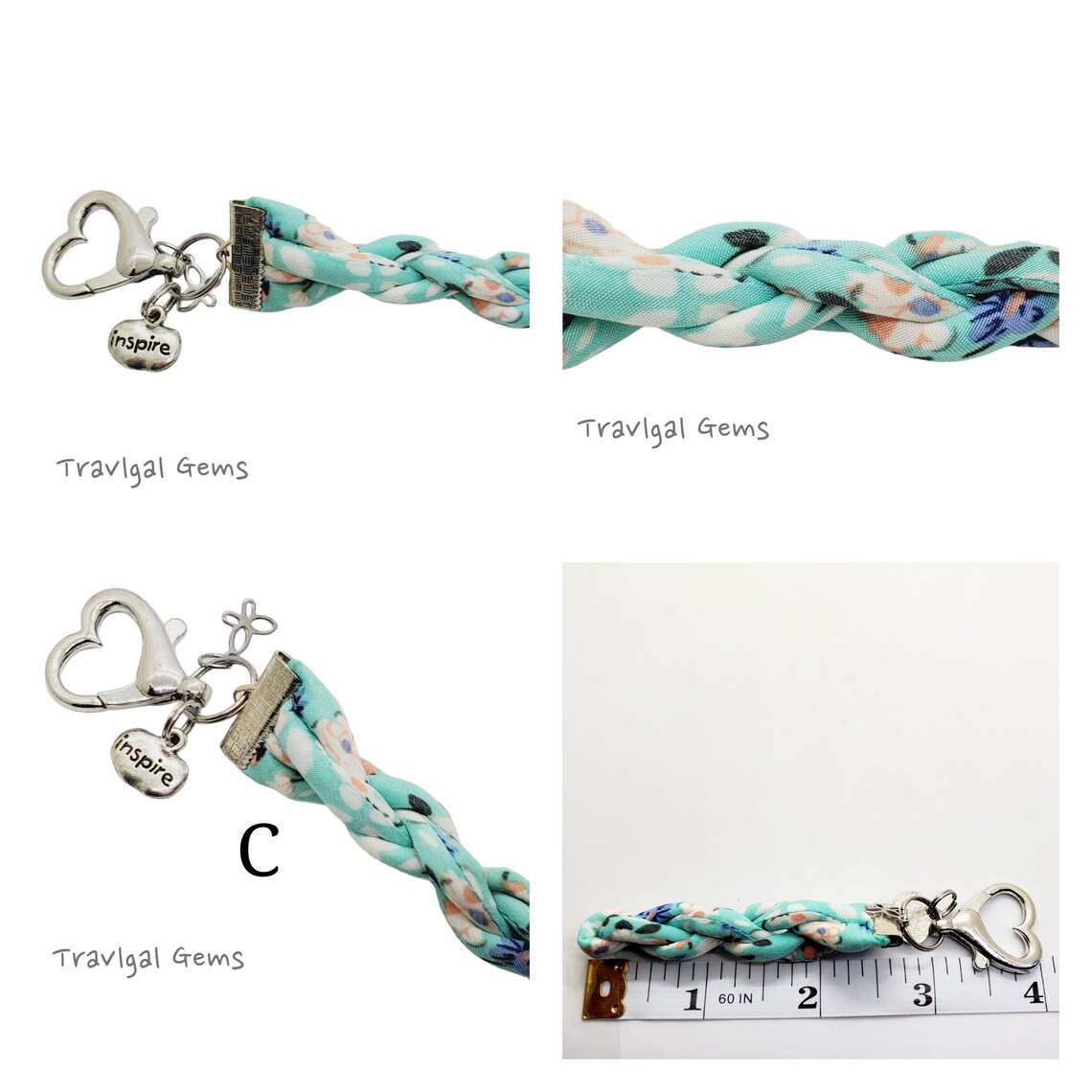 Handmade Limited Edition Boho Keychains, Kimono Keychain, Bag Charms ...