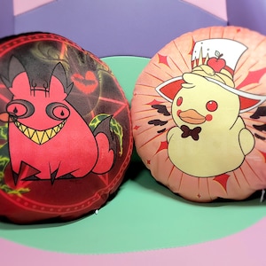 HH| Cursed Cat & Rubber Duck Pillows - Etsy