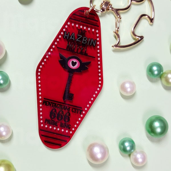 Hotel Style Keychain - Etsy