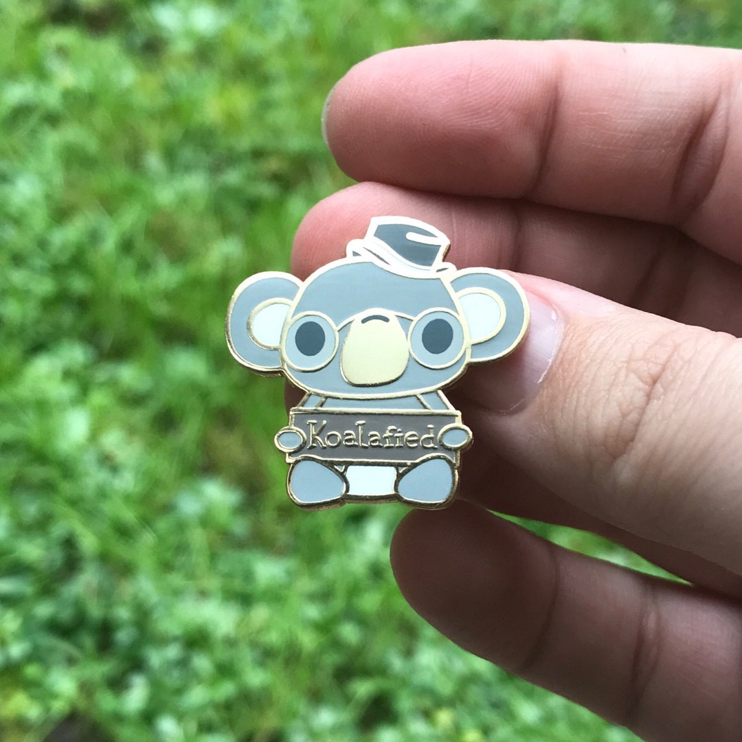 Cute Koala Koalafied // Graduation // Promotion Gift // Hard Enamel Pin ...
