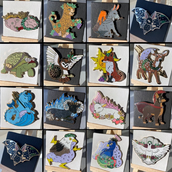 Pantheons Enamel Pins - Etsy