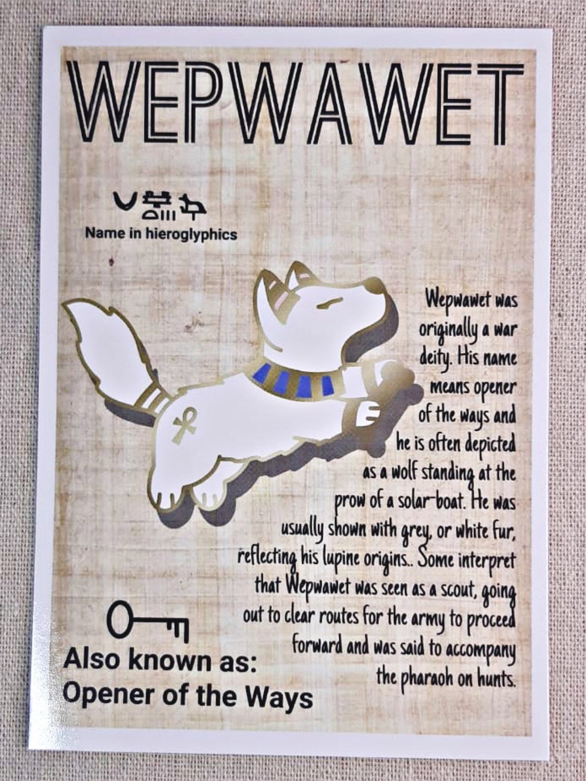 Dorable Deities Wepwawet // Egyptian God Hard Enamel Pin // - Etsy UK