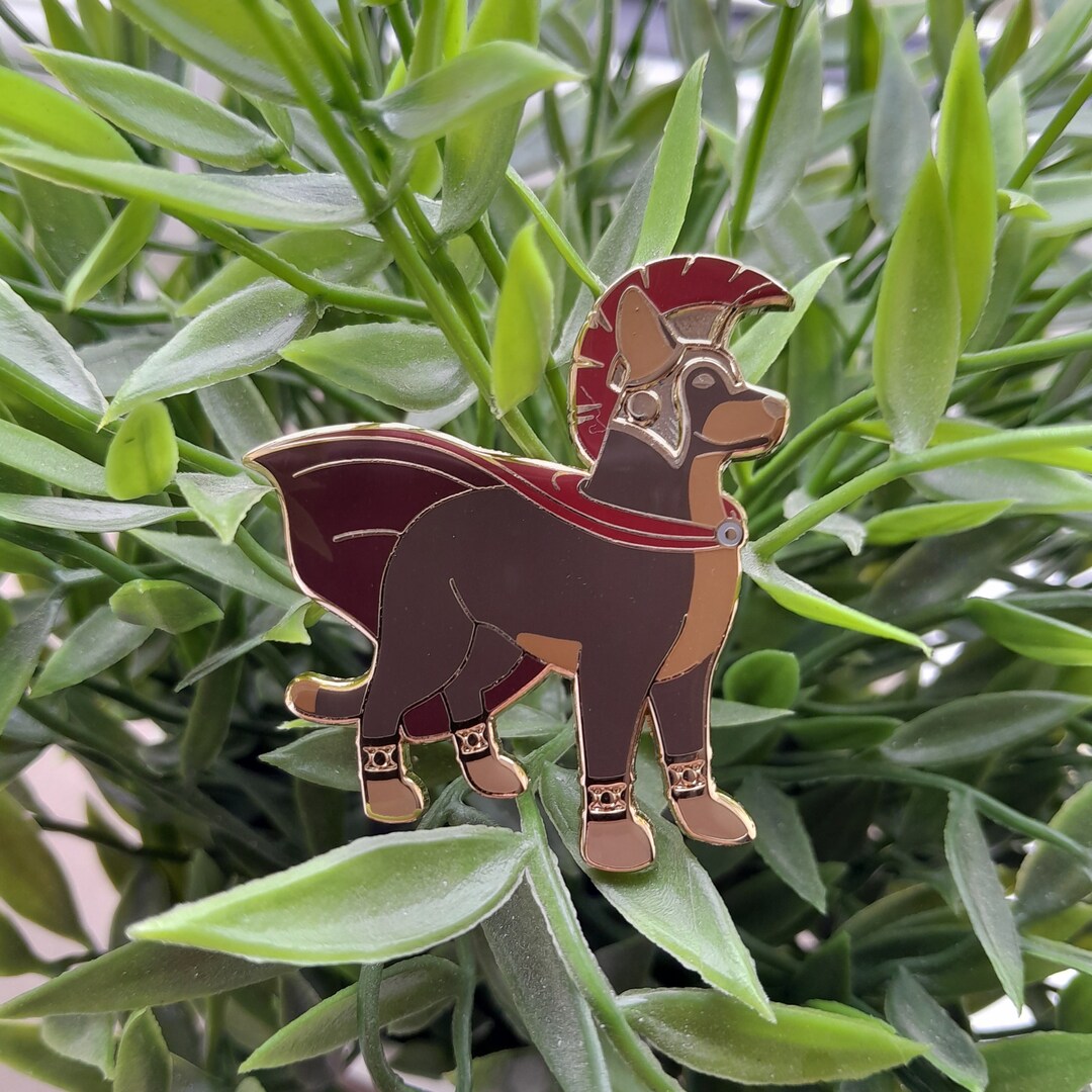 Ares // Dog Doberman Greek God Hard Enamel Pin // Dorable Deities ...