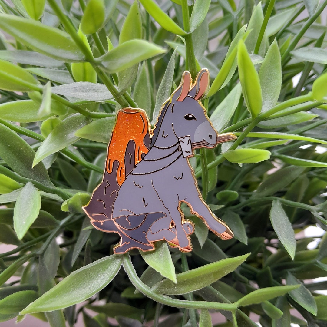 Hephaestus // Donkey Greek God Hard Enamel Pin // Dorable Deities ...
