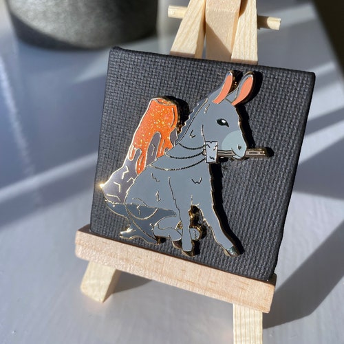 Hephaestus // Donkey Greek God Hard Enamel Pin // Dorable - Etsy