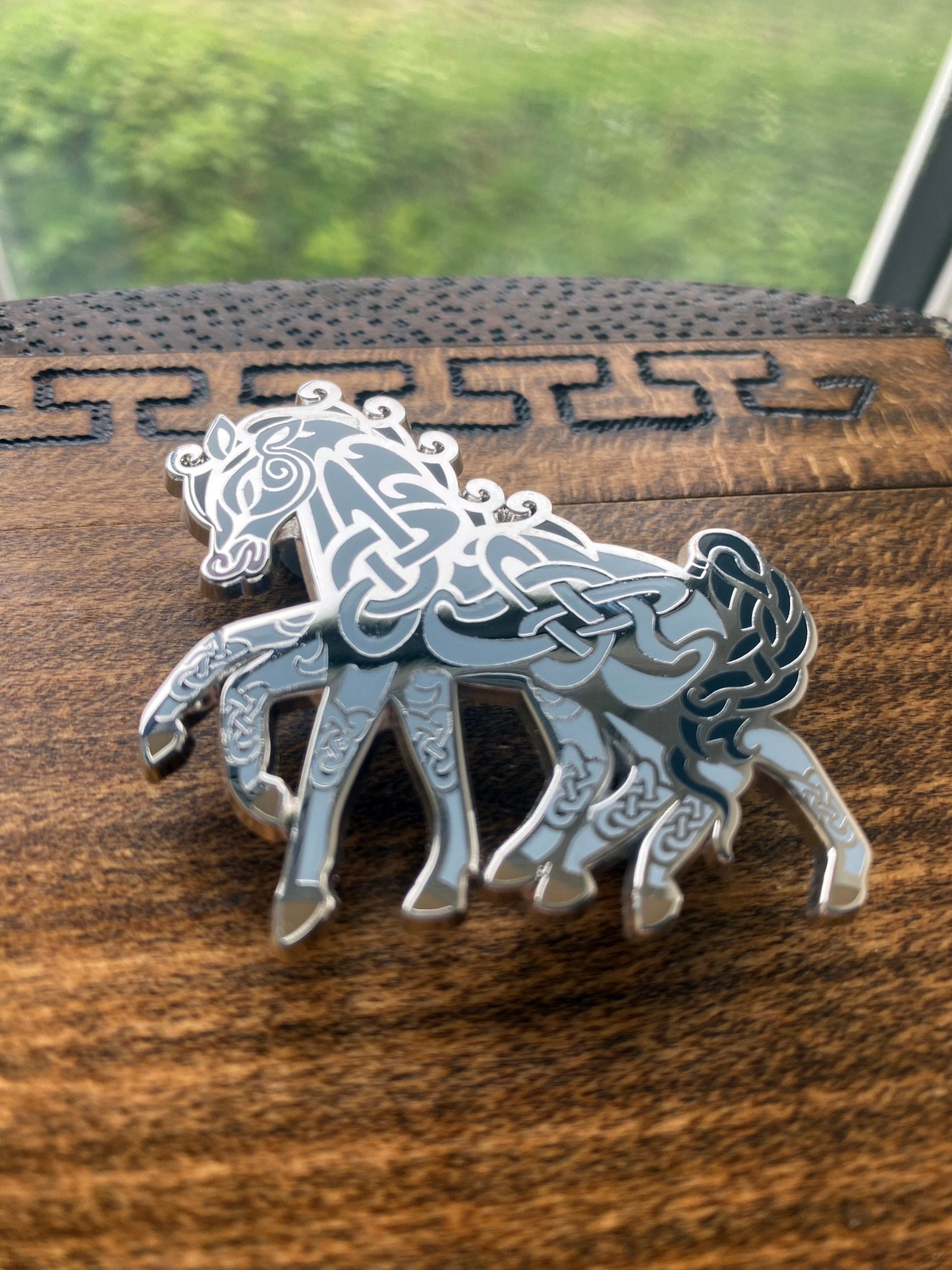 Sleipnir Horse// Norse Icon Hard Enamel Pin // Ragnarok Series - Etsy UK