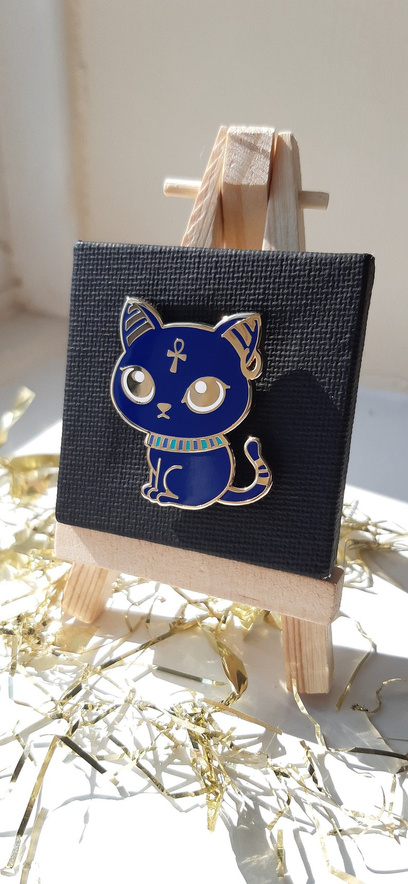 Bastet // Egyptian God Hard Enamel Pin // Dorable Deities // - Etsy