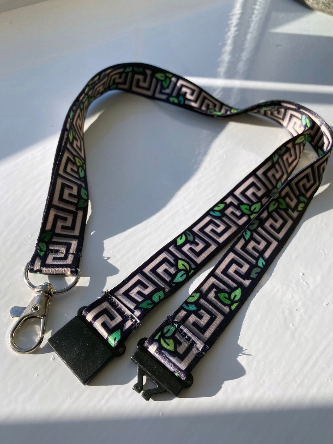 Greek Pottery Themed Lanyard // 45cm // Safety Clasp // High Quality - Etsy