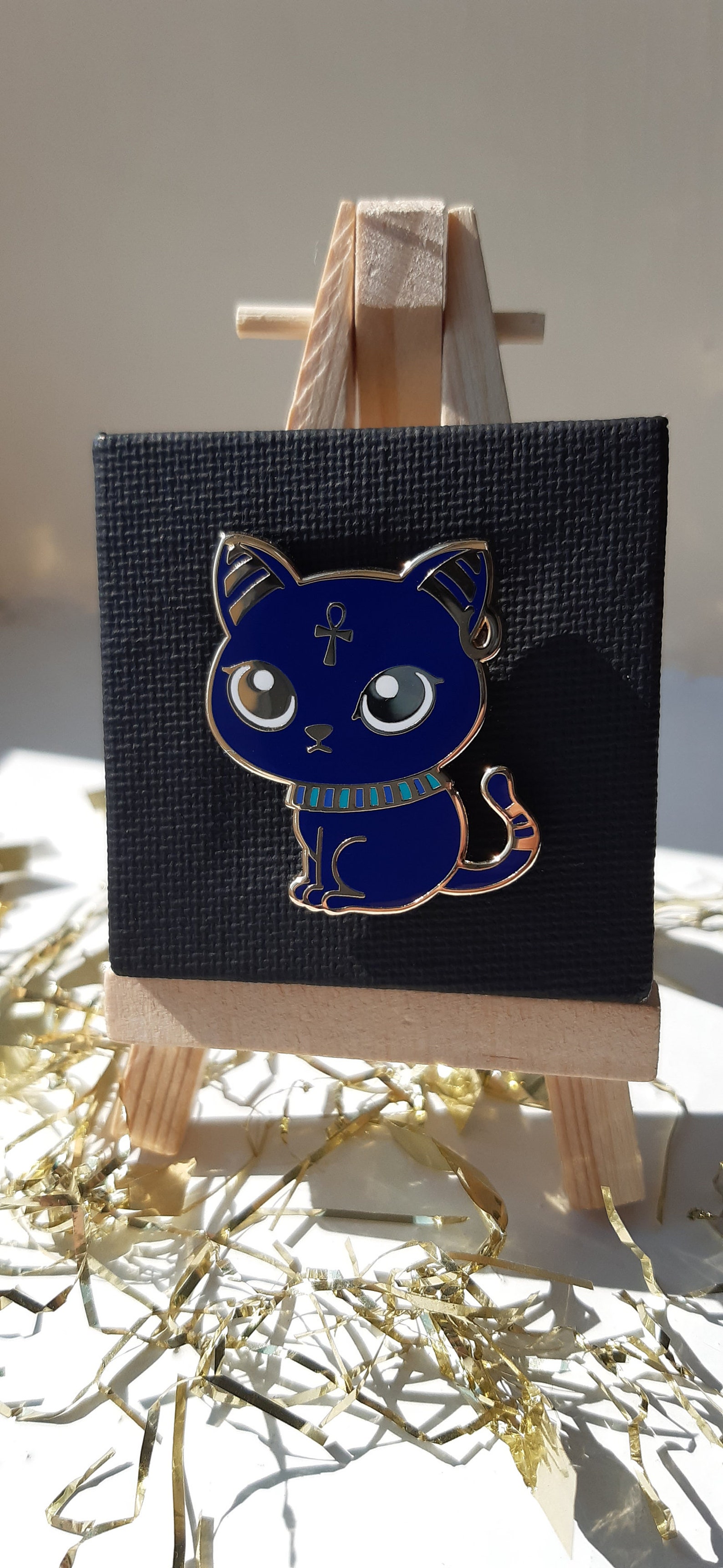 Bastet // Egyptian God Hard Enamel Pin // Dorable Deities // - Etsy