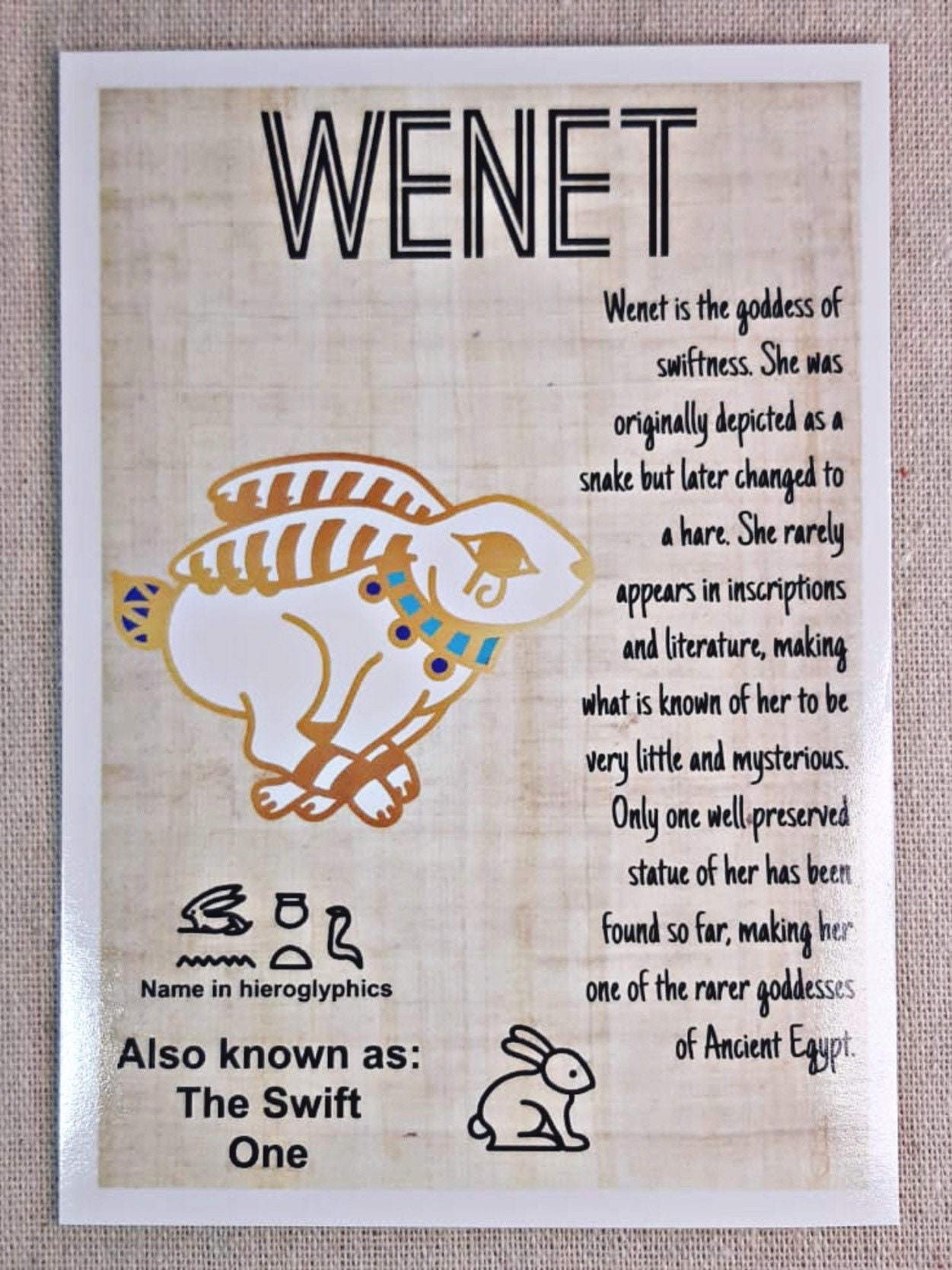 Wenet // Egyptian God Hard Enamel Pin // Dorable Deities // | Etsy
