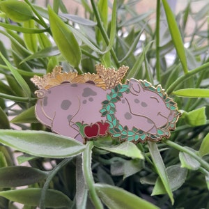 Demeter // Pig Greek God Hard Enamel Pin // Dorable Deities // 50mm ...