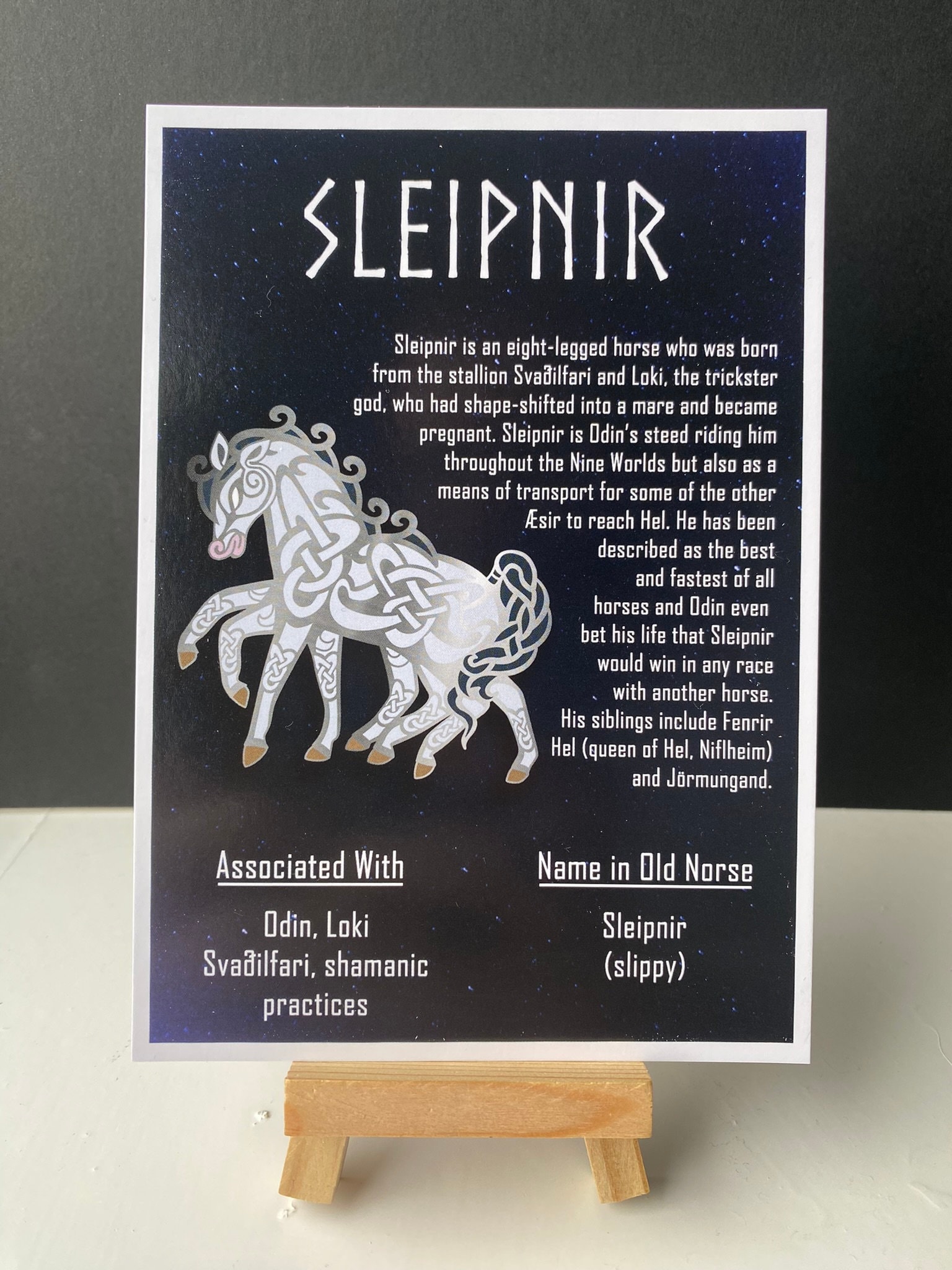 Sleipnir Horse// Norse Icon Hard Enamel Pin // Ragnarok Series - Etsy UK