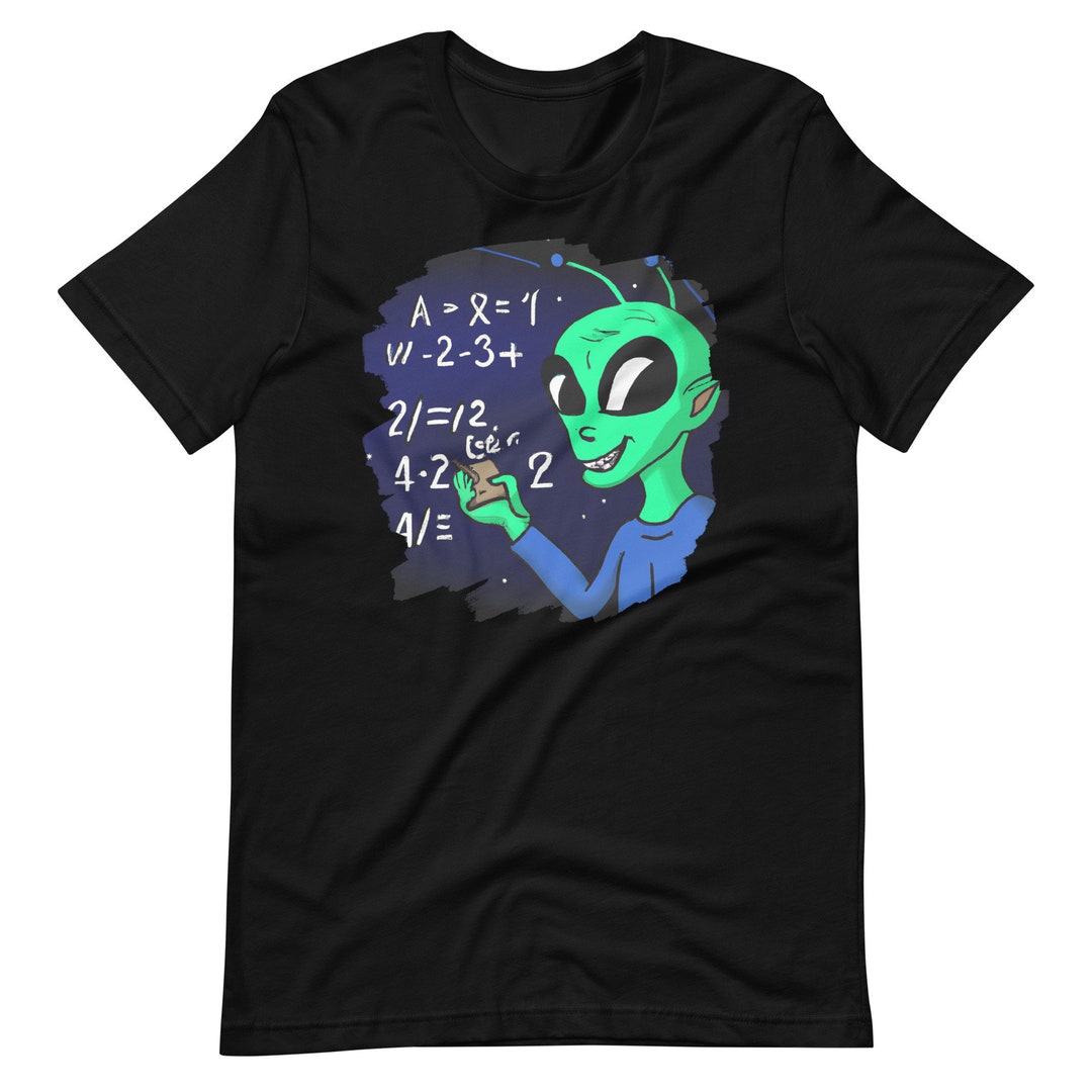 Alien Math Equations T-shirt: Science Physics Student Tee - Etsy