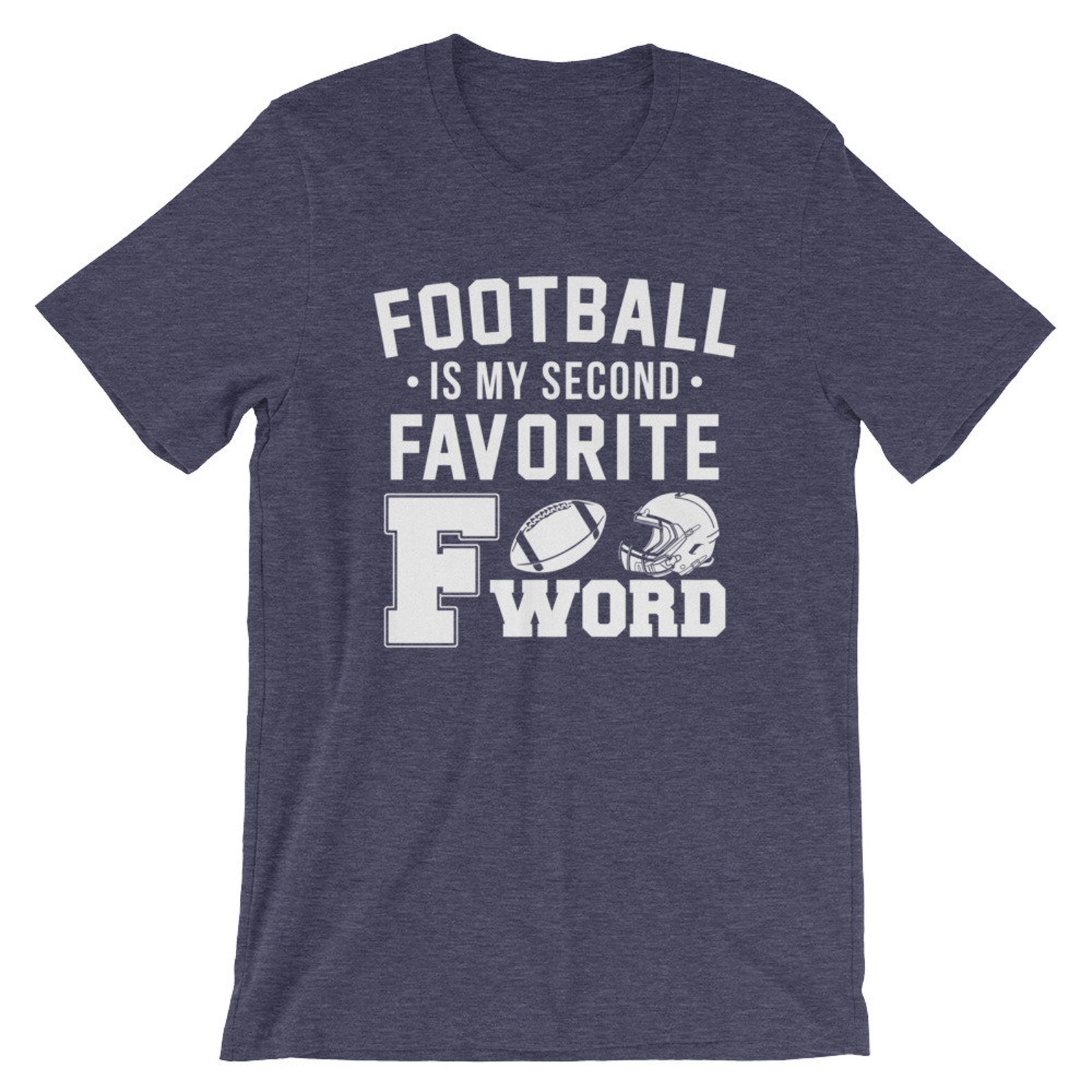 Football is My Second Favorite F Word Funny Sports Fan - Etsy