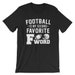 Football is My Second Favorite F Word Funny Sports Fan - Etsy
