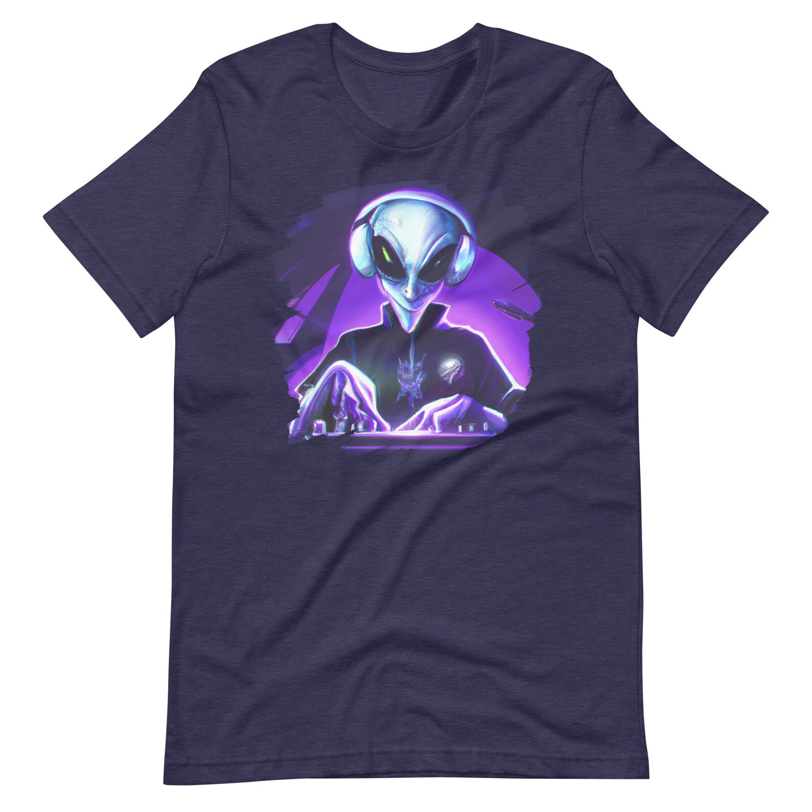 Alien Cyborg DJ Robot Record Techno Music Cool Aliens - Etsy