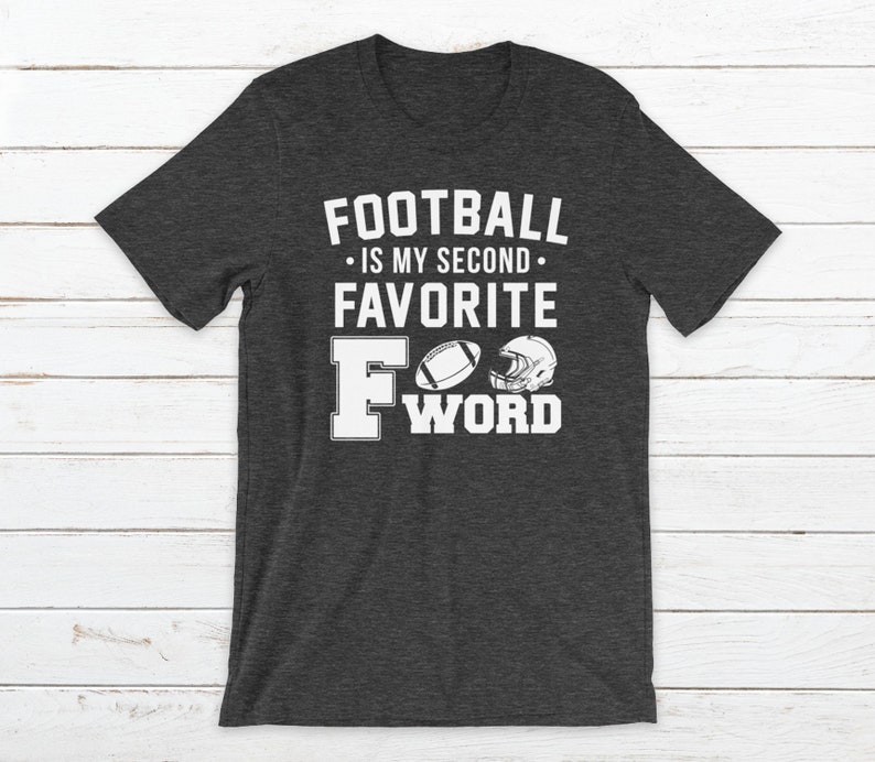 Football is My Second Favorite F Word Funny Sports Fan - Etsy