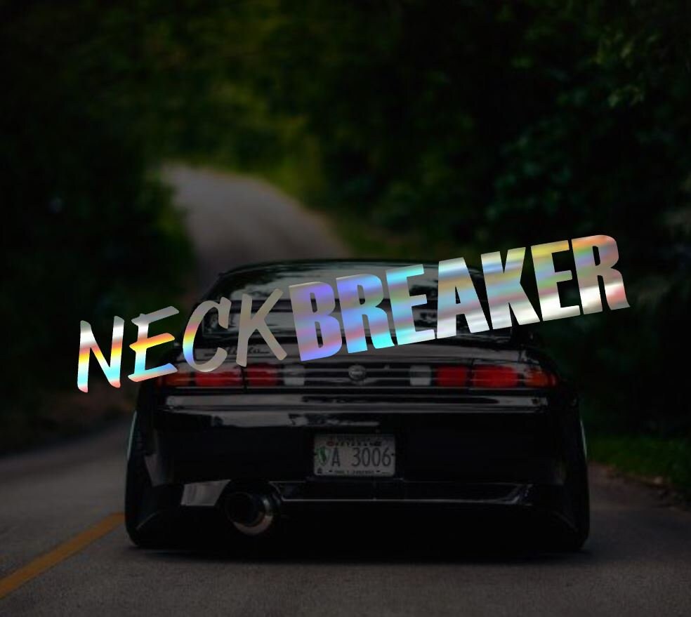 JDM Neck Breaker Decal Stickers Window Decals Car Decal - Etsy