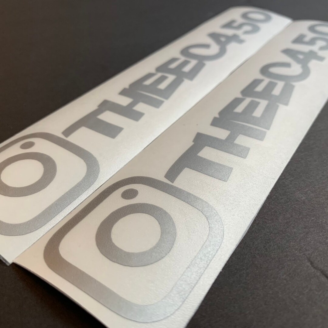 Custom Instagram Handle Decal: Personalized Social Media Sticker - Etsy