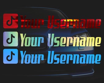 Tik Tok Window Decal - Etsy