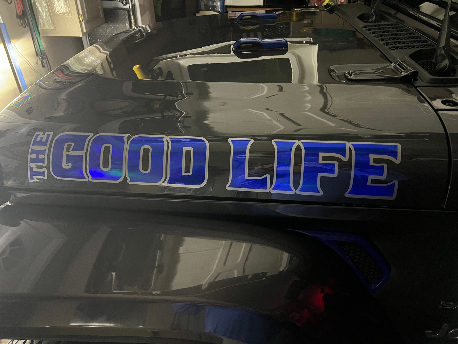 Customizable JL/JT Hood Lettering Decals pair One for Each - Etsy
