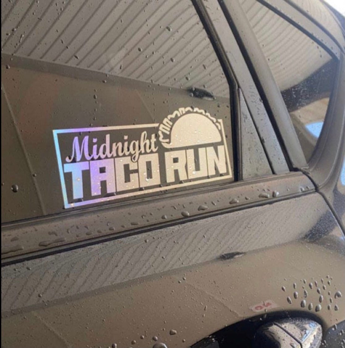 Midnight Taco Run Decal Stickers for Car Window JDM Decals - Etsy