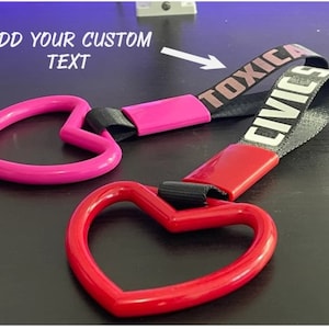 Personalized Jdm Heart Tsurikawa Ring Subway Train Bus Handle Strap ...
