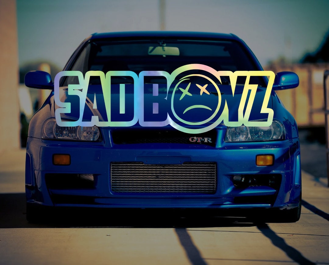JDM Sad Boyz Vinyl Decal, Banner, Bumper Sticker, Car Decal, Bumper ...